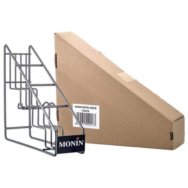 Monin Premium Syrup 4 Bottle Rack Display Stand | Clumsy Goat Coffee