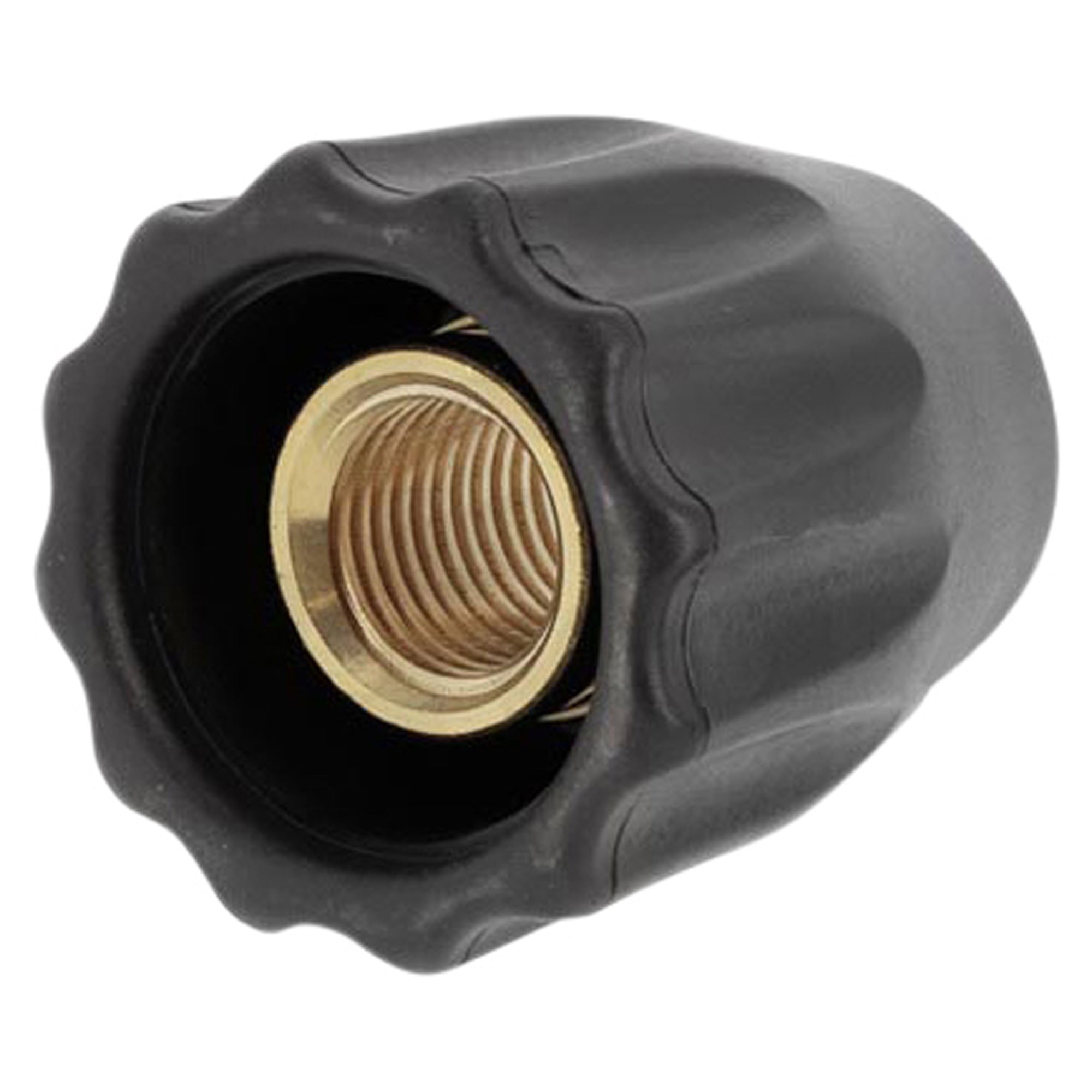 Universal Steam Valve Knob Black 2mm Pitch - Quality Repair Part