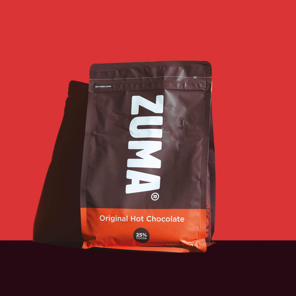 Zuma Original Premium Hot Chocolate 25% Cocoa 1kg | Clumsy Goat Coffee