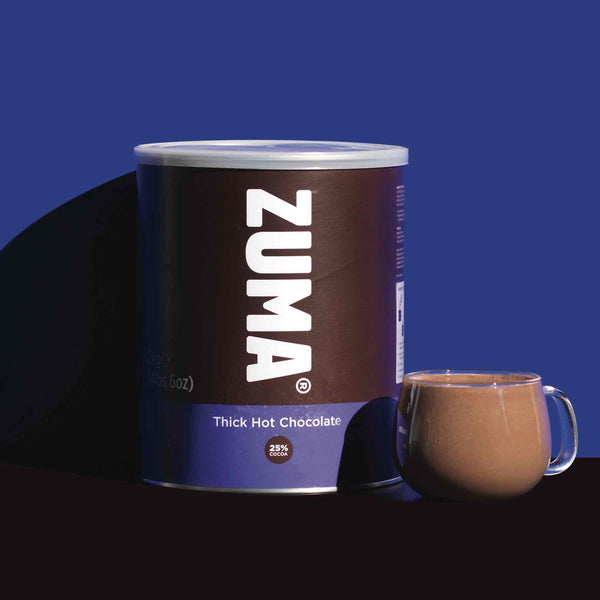 Zuma Thick Premium Hot Chocolate 25% Cocoa 2kg Tin | Clumsy Goat Coffee