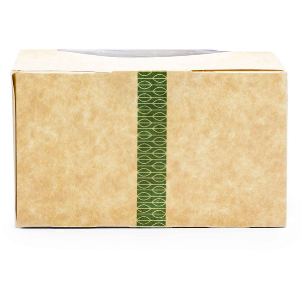 Vegware Compostable Bloomer Sandwich Kraft Food Box - Case of 500 ...