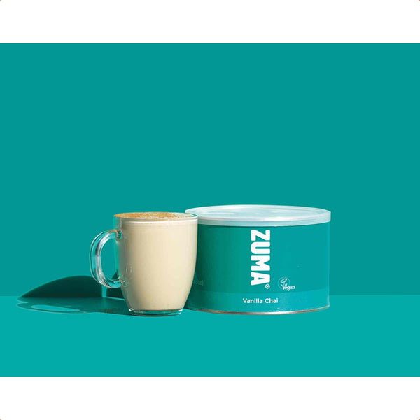 Zuma Vanilla Chai Powder Mix - 1kg Tin - Vegan | Clumsy Goat Coffee